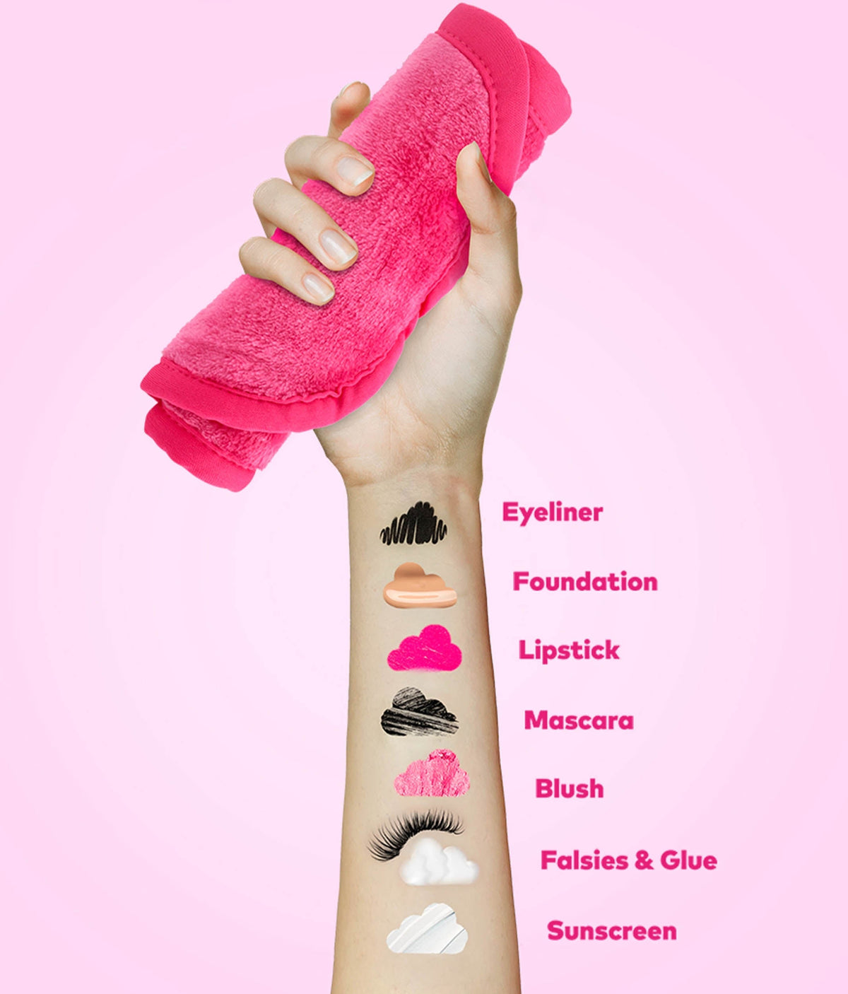 MakeUp Eraser, Original Pink PRO | Stage Makeup Remover for Dancers ...