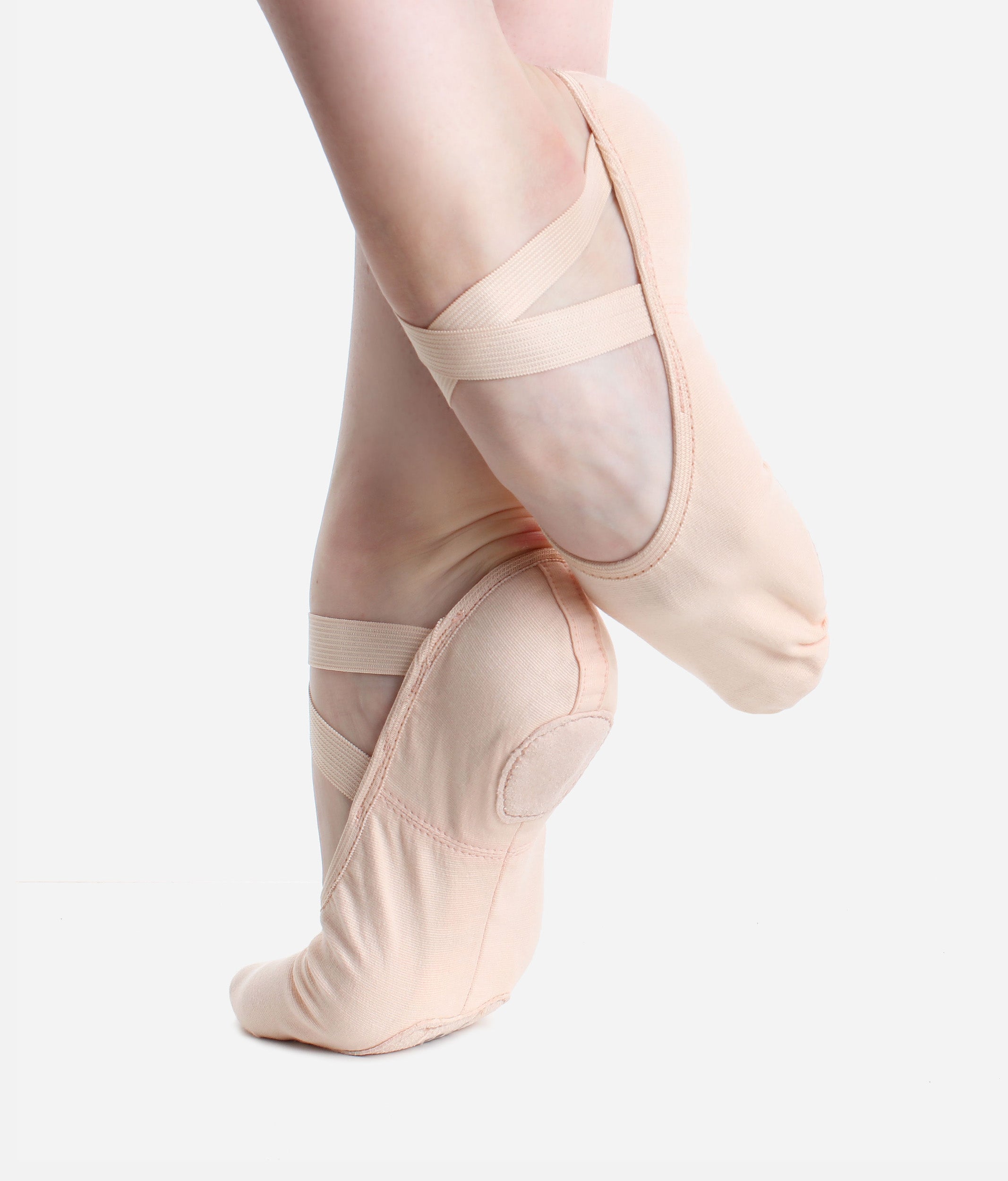 So Danca Stretch Canvas Ballet Shoes Wide Fit SD16 Vegan